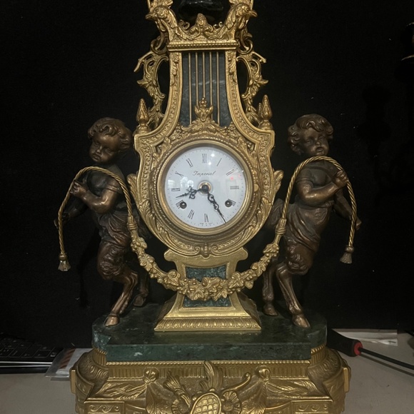 Art | Imperial Clock And Candelabra Set Franz Hermle Authentic Made In ...
